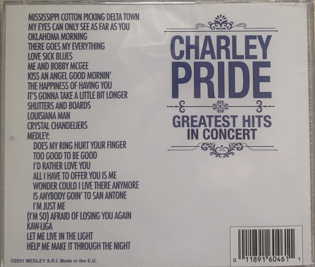 Charley Pride All Time Greatest Hits Charley Pride “Greatest