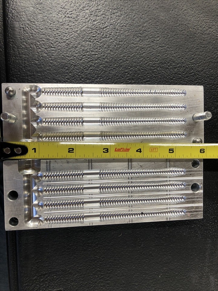 Aluminum Injection Soft Plastic 4” Worm Mold | eBay