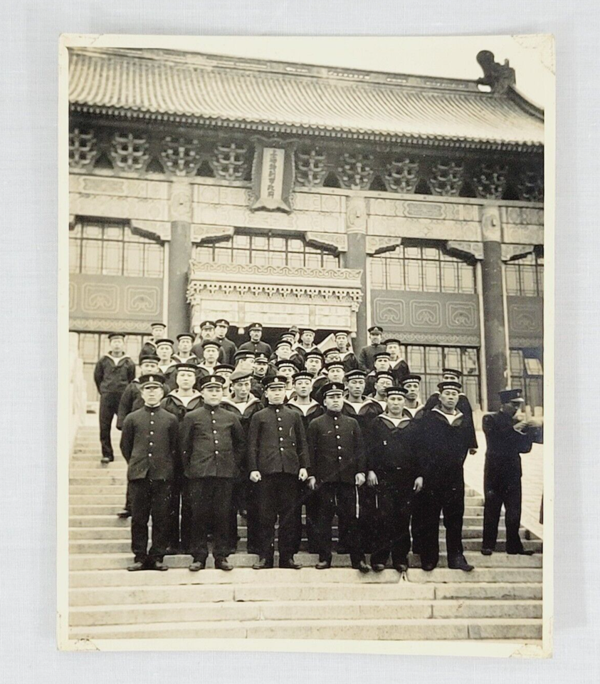 1938 Original Japanese Hira Navy Photo Shanghai City Hall Sino-Japanese ...