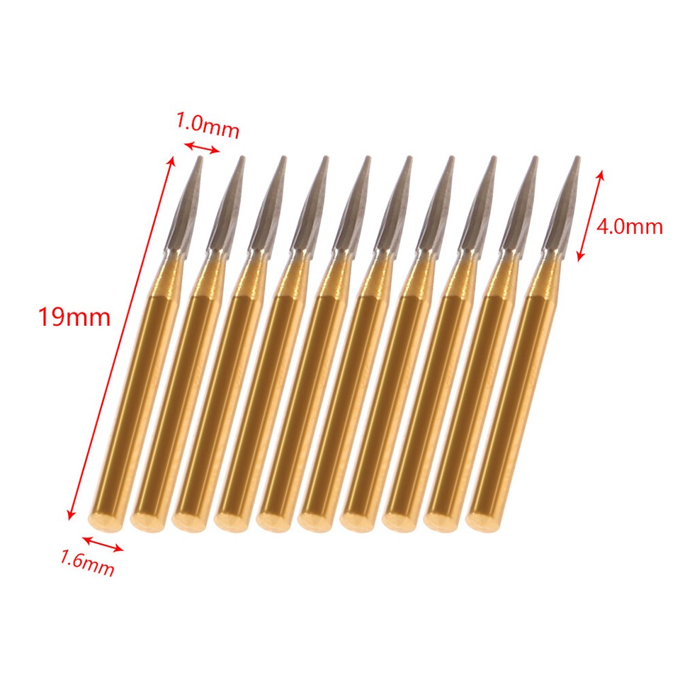Dental Trimming & Finishing Gold Burs Carbide Bur FG 7901/7902 for High ...