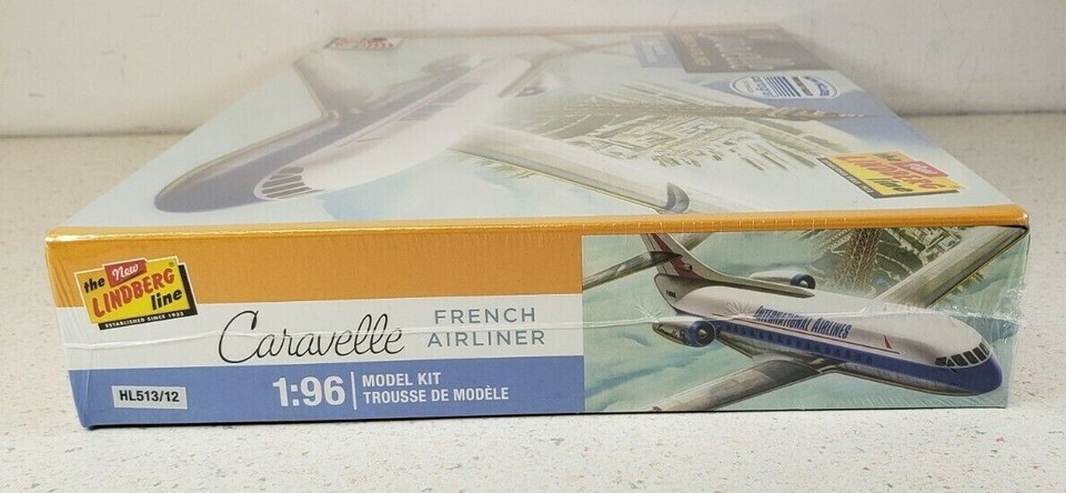 CARAVELLE FRENCH AIRLINER MODEL KIT LINDBERG 1:96 SCALE New Sealed | eBay