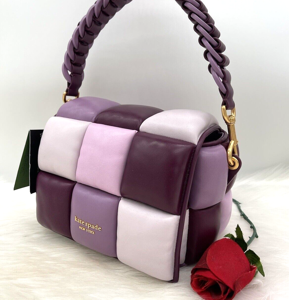 NWT AUTH $528 Kate Spade New York Boxxy 3D ColorBlock Leather Crossbody ...