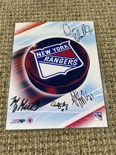 New York Rangers Autographed Poster | eBay
