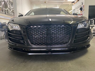 Audi R8 Gloss Black RS style Mesh Front Grill for Gen 1 R8 | eBay