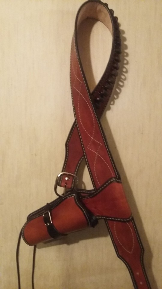 HOLSTER GUN BELT EASTWOOD WESTERN CFDA ANDY ANDERSON WALK & DRAW OJALA ...