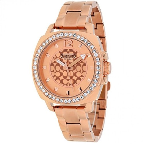Coach Women's Boyfriend Mini Rose Gold Tone Bracelet 14501701 Womens ...