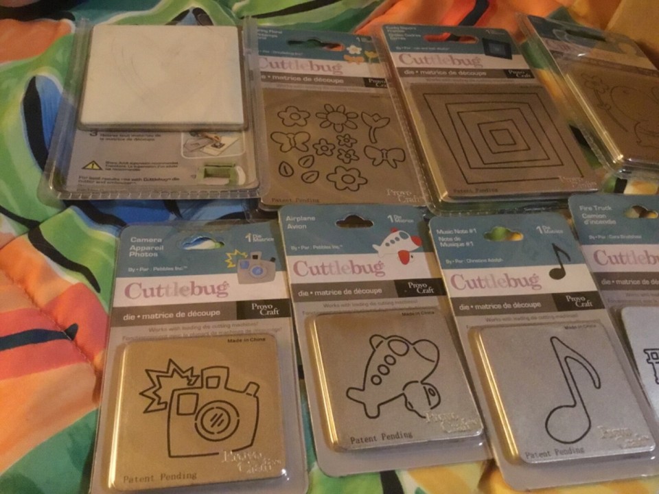 Cuttlebug die cuts 5 small 4 big | eBay