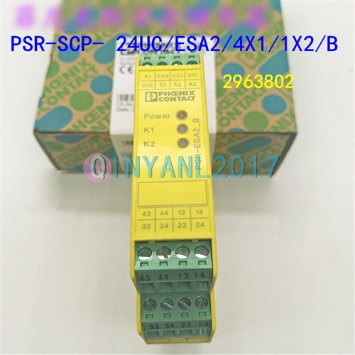 1PC New Phoenix Contact 2963802 PSR-SCP- 24UC/ESA2/4X1/1X2/B Safety Relay | eBay