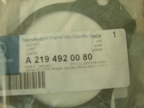 Mercedes-Benz Exhaust Pipe to Turbo Gasket for 3.0L OM642 ENGINE ...