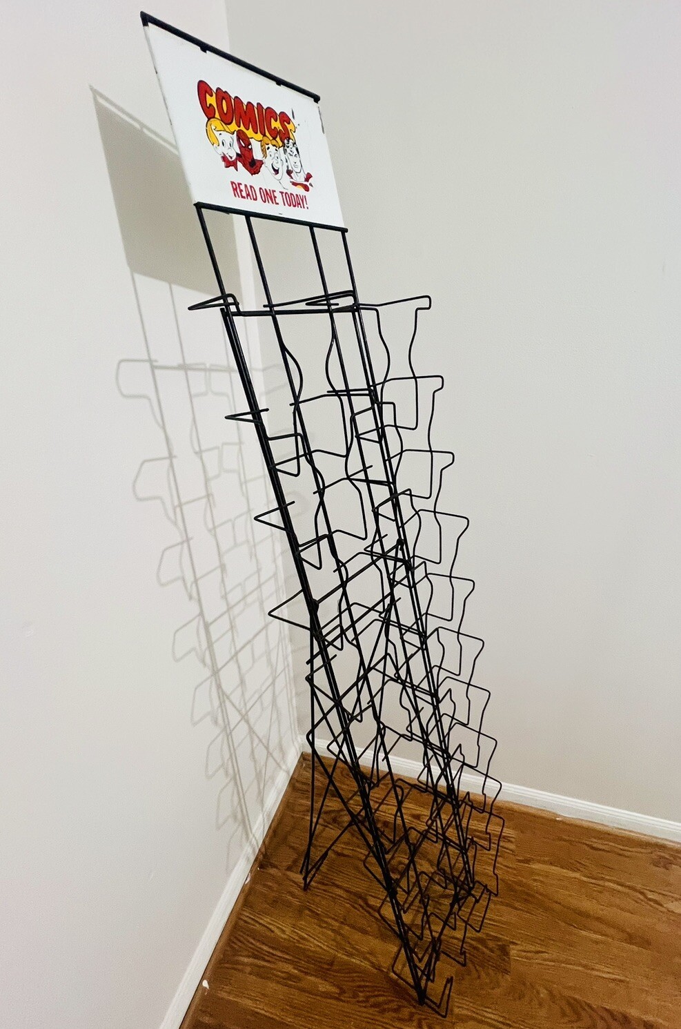 1960s Vintage Metal Comic Book Store Rotating Display Rack | eBay