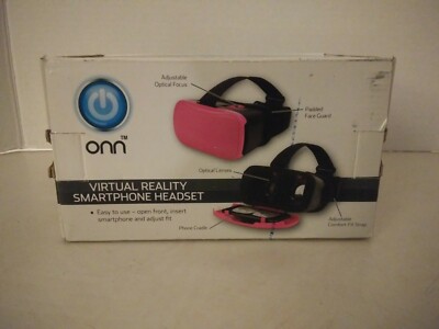 Virtual Reality Pink Headset Goggles For iPhone Android Samsung ...