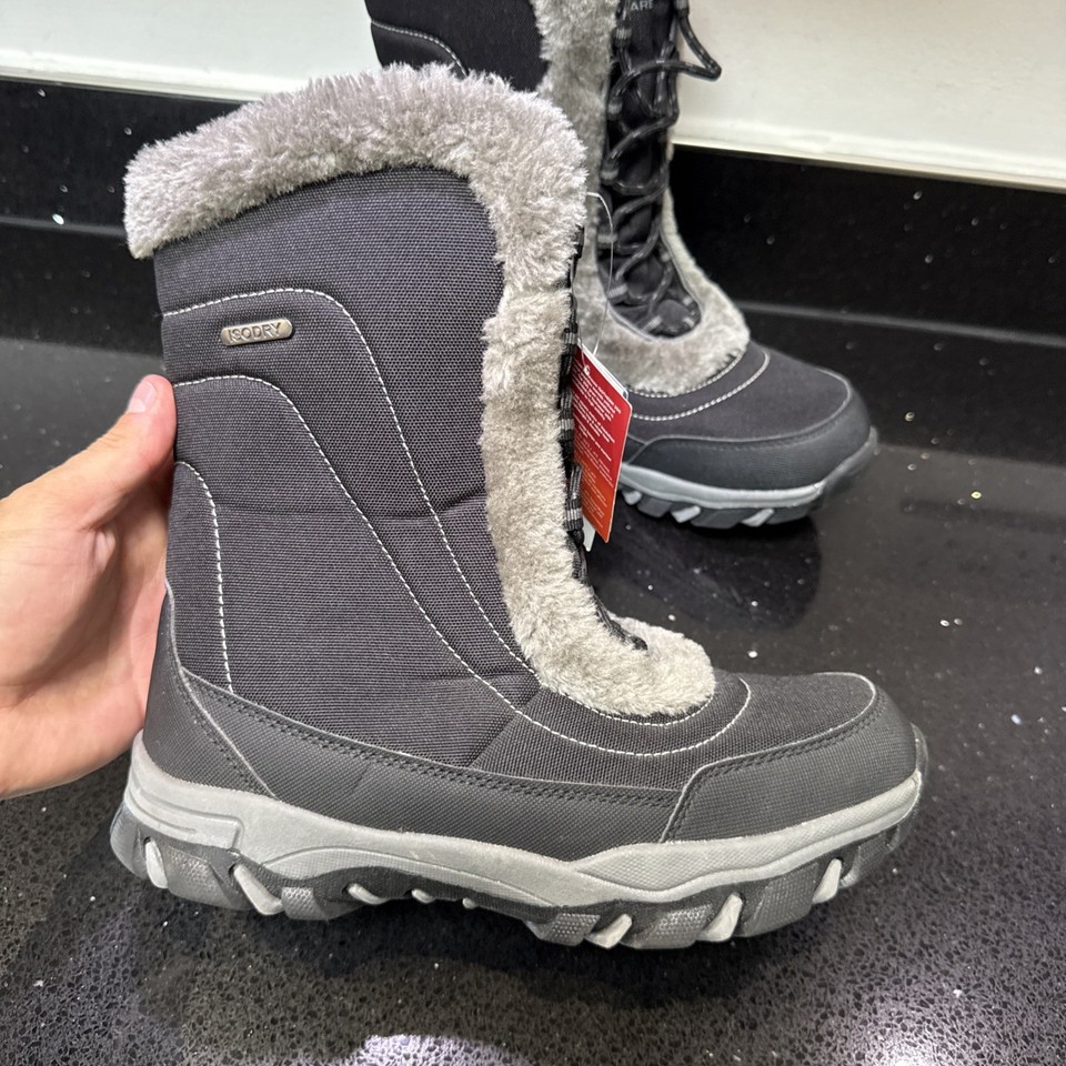 Mountain Warehouse Ohio Thermal Boots Isotherm 200 UK6 Black/Grey (RRP ...