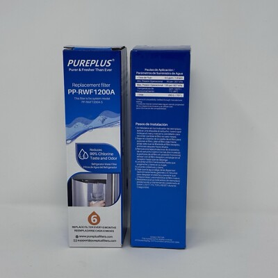PUREPLUS PP-RWF1200A Replacement Water Filters, Pack of 4 Sealed | eBay