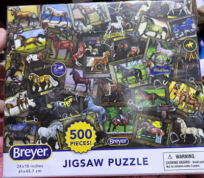 World of Breyer Horses 500 Piece Jigsaw Puzzle | eBay