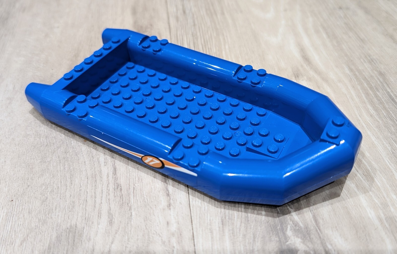 LEGO City 62812 Large Blue Boat Raft Dinghy With 17 - 22 x 10 x 3 From ...