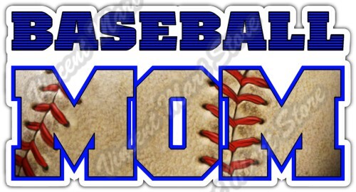 Baseball Mom Pitcher MLB Sport College NCAA Car Bumper Vinyl Sticker ...