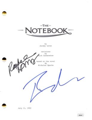 Ryan Gosling & Rachel McAdams Signed Autograph The Notebook Movie ...