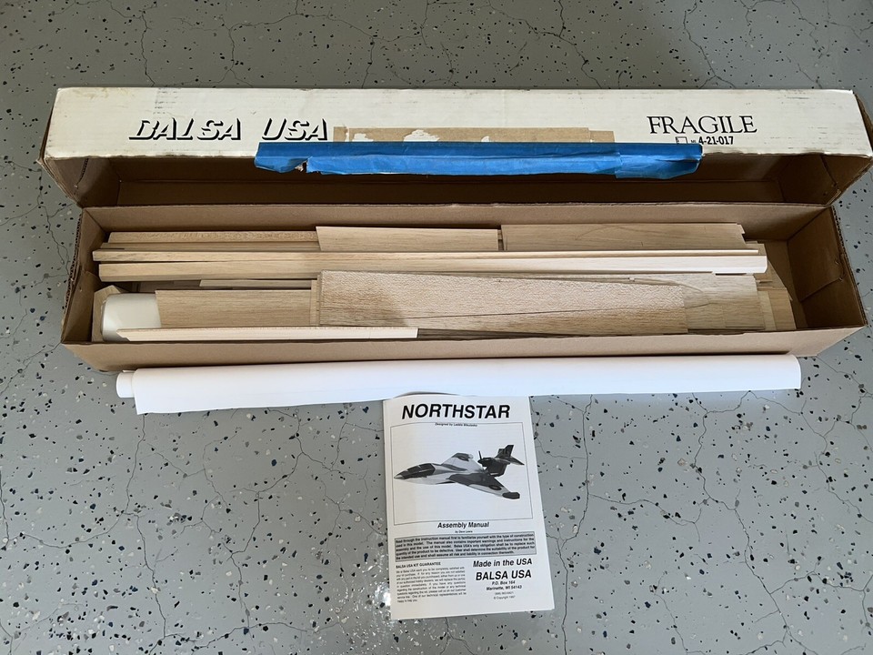 Balsa USA Northstar Flying Boat Seaplane Rc Remote control Airplane kit ...