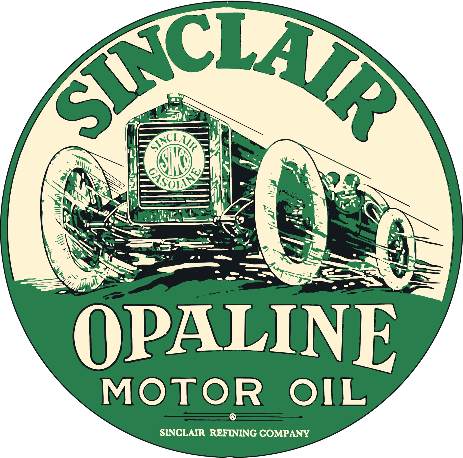 Sinclair Oil Gas Opaline Sticker Vintage Vinyl Decal |10 Sizes!! with ...