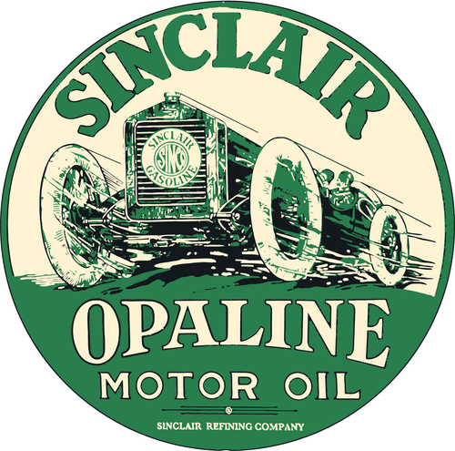 Sinclair Oil Gas Opaline Sticker Vintage Vinyl Decal |10 Sizes!! with ...