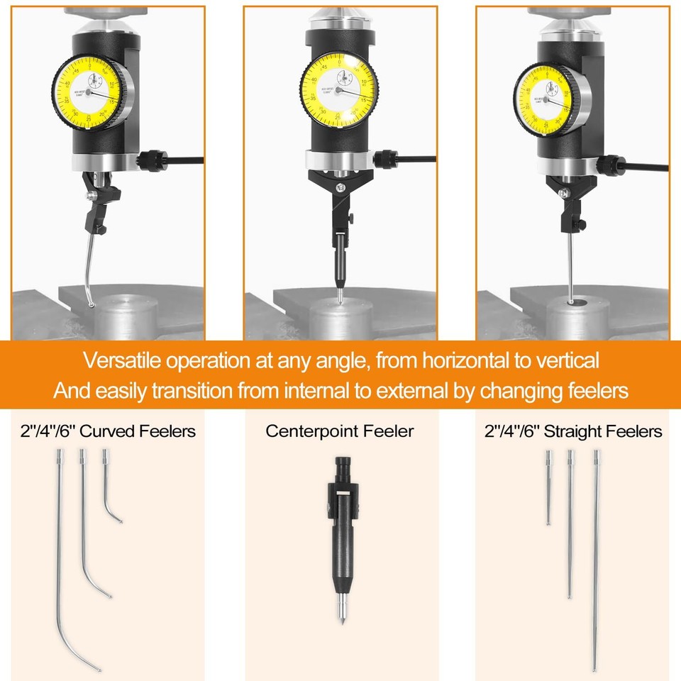 0-0.15 inch by .0005'' Graduations Coaxial Centering Co-Ax Indicator ...