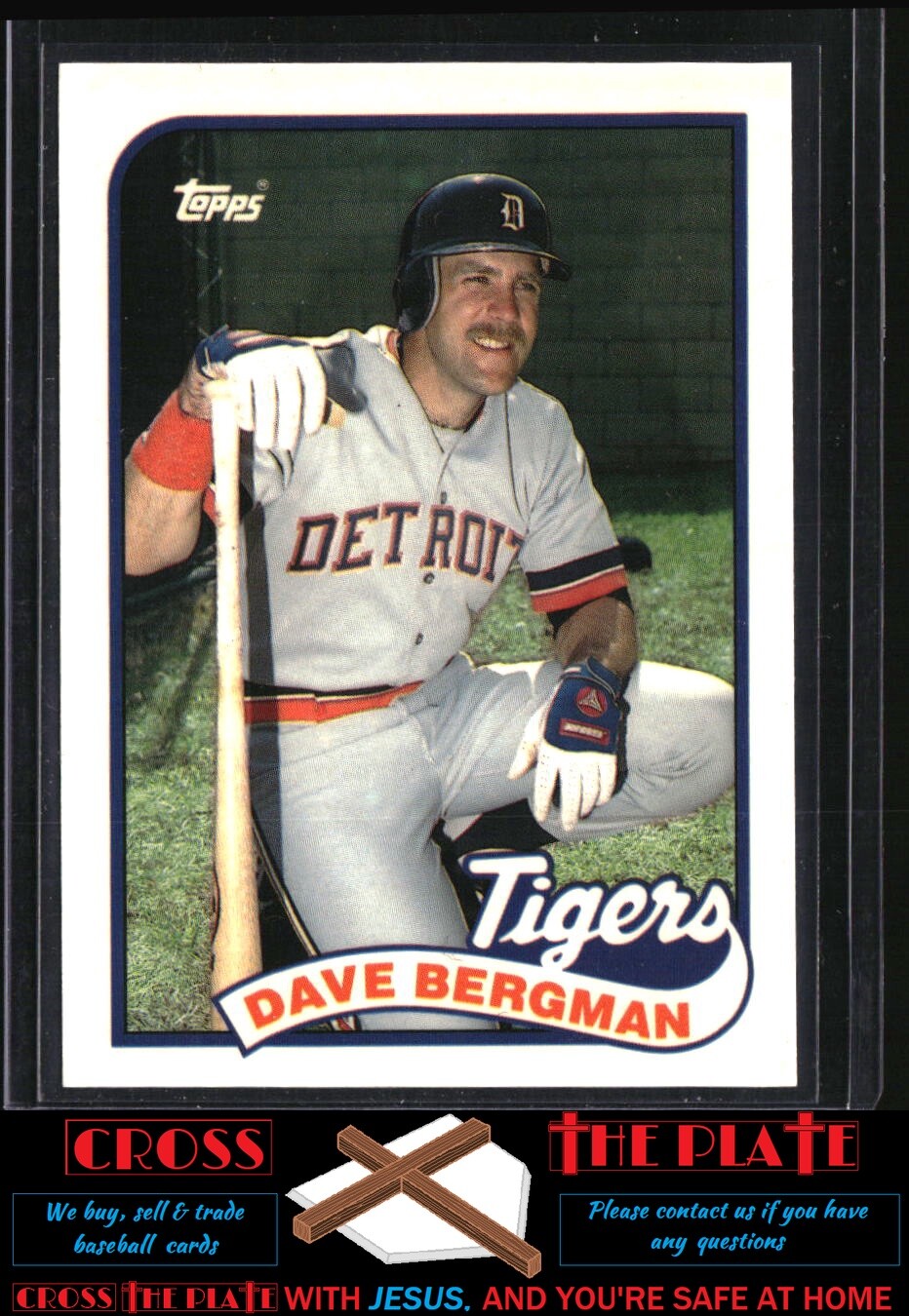 1-1989 Topps Collector's Edition (Tiffany) Dave Bergman Detroit Tigers ...
