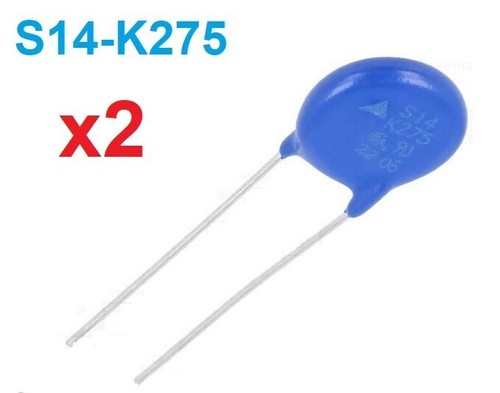 Lot de 2 : varistor S14-K275 Varistance S14K275 - neuf | eBay