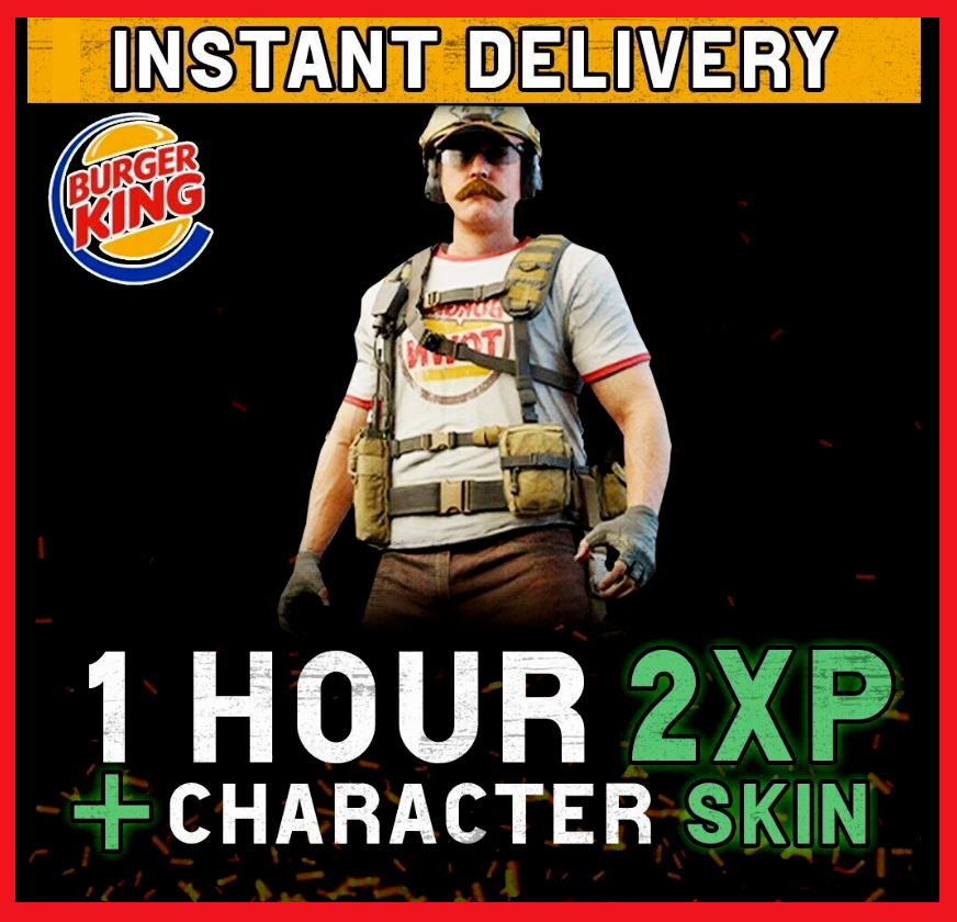 Buy Burger King Cod Modern Warfare 2 Burger Town Operator Skin + 1HR ...