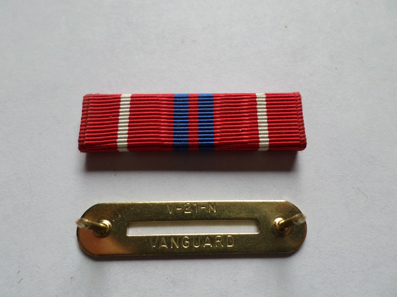 AIR FORCE NCO PME GRADUATE RIBBON WITH BRASS RIBBON HOLDER US MILITARY ...