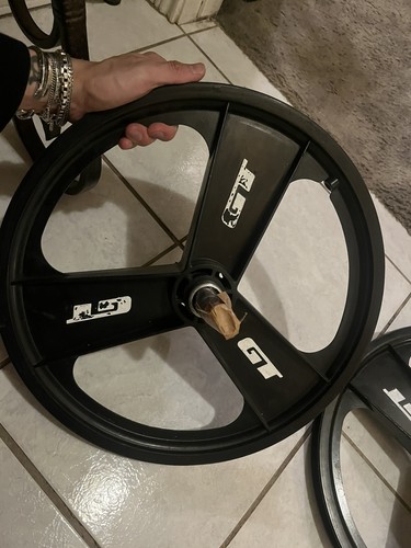 GT Dyno Bmx Fan Mags Rims 20 Old Vintage Black Made USA Compe Performer ...