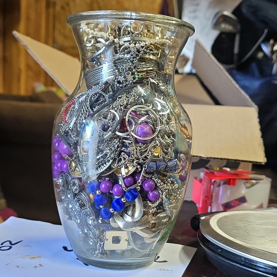 4lb Mixed Jewelry vintage random jar | eBay