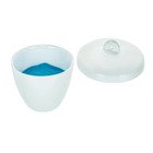15mL Labs Porcelain Crucible with Lid Tall Form for Laboratory Use ...