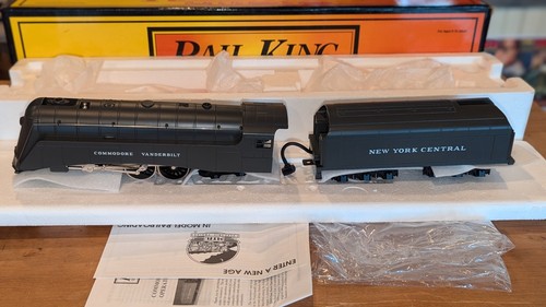MTH RAILKING 30-1133-1 NYC COMMODORE VANDERBILT STEAM ENGINE & TENDER W ...