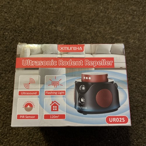 Qualirey UR02S BlackRed 1.8 Watts Ultrasonic Mouse Sentry With Manual ...