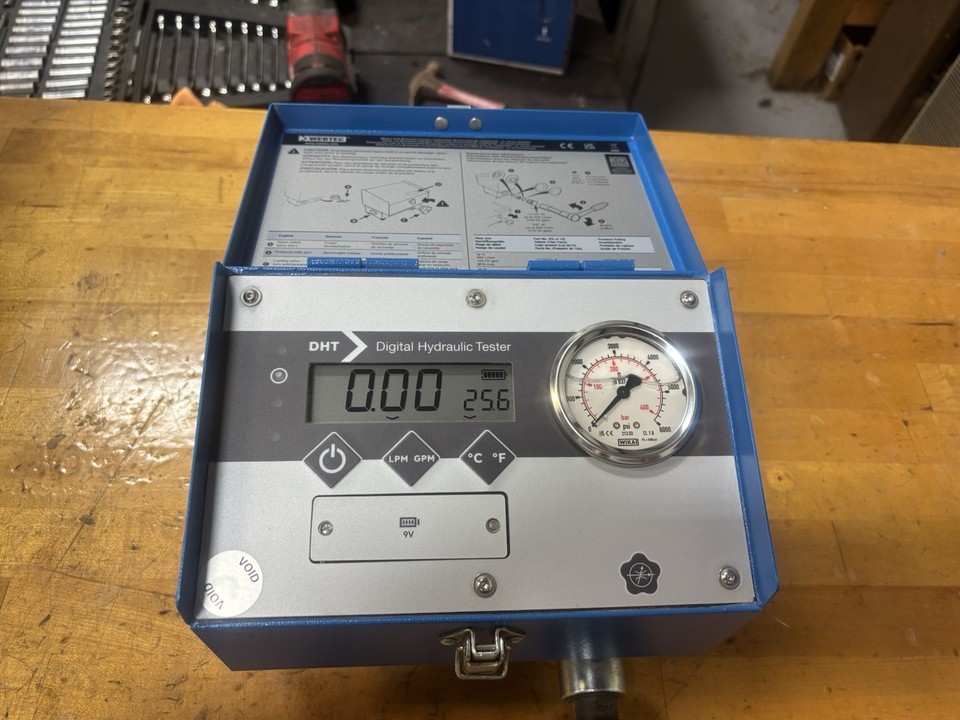 Webtec Webster Digital Hydraulic Tester Flow Meter DHT04-S | eBay