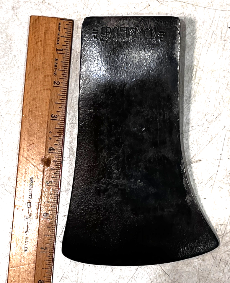 VINTAGE =CRAFTSMAN= 3-1/2 LBS SINGLE BIT AXE HEAD ONLY,MADE IN USA. | eBay