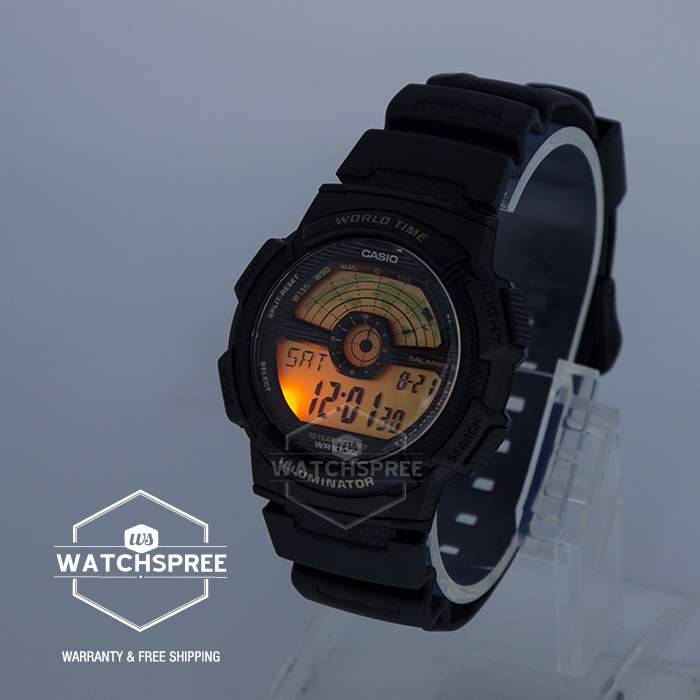 Casio Standard Digital Sporty Design Watch AE1100W-1B | eBay