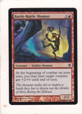 Magic: MTG: Rise of the Eldrazi: Foil: Battle-Rattle Shaman | eBay