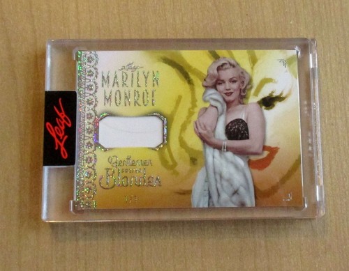 2024 Leaf Marilyn Monroe Icons Collection ACTUAL HAIR STRAND ...
