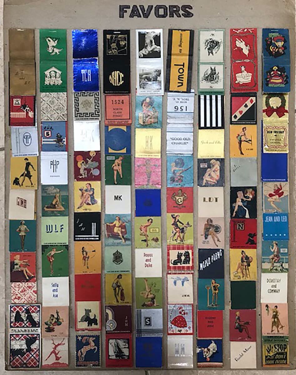 86 MATCH BOOK COVERS THAT ARE GLUED AND STAPLED TO CARDBOARD. | eBay