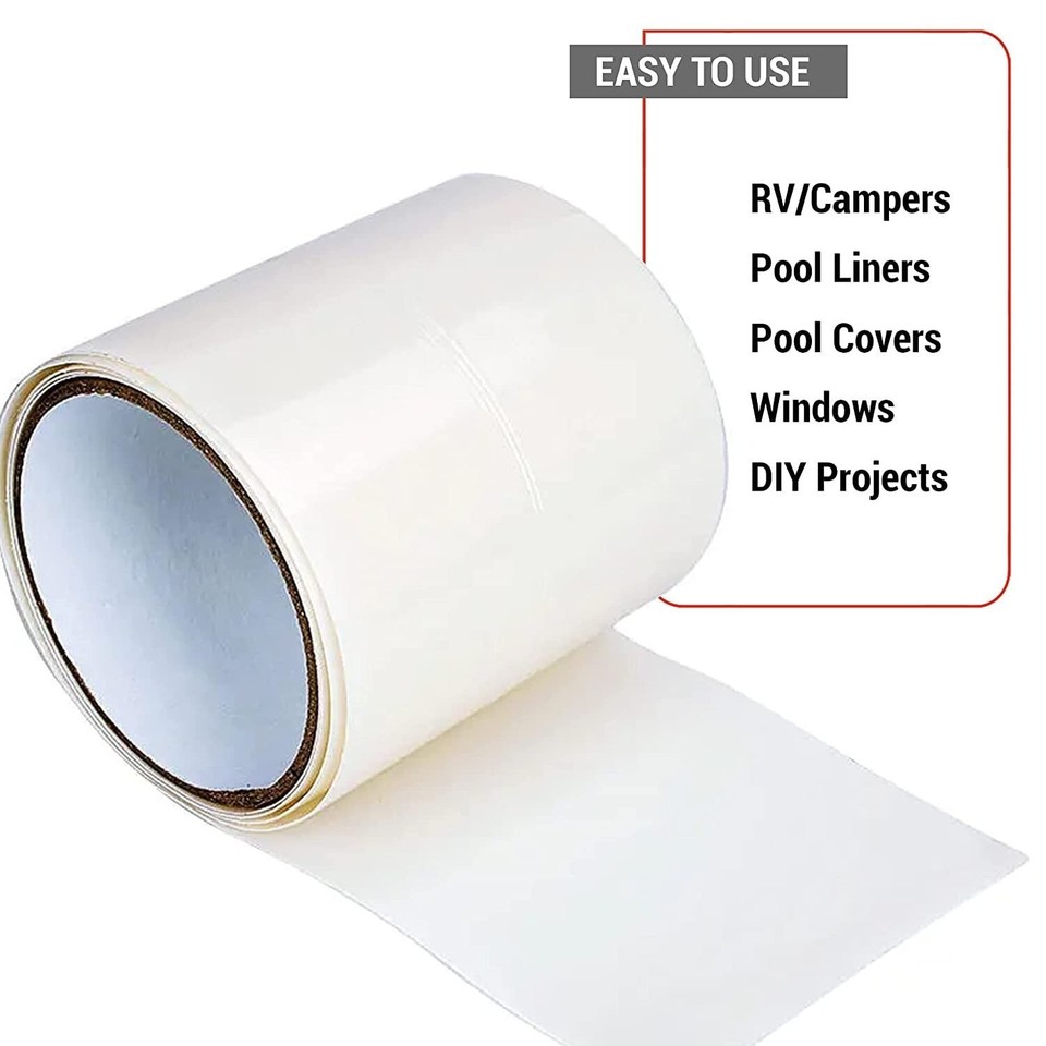 Waterproof Flex Rubberized Tape 4" X 5Ft Heavy Duty Leak Repair Seal ...