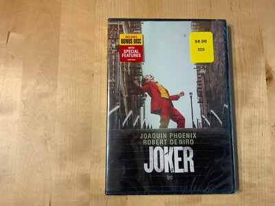 JOKER, DVD, 2019, Robert De Niro + Joaquin Phoenix, New 883929672134| eBay