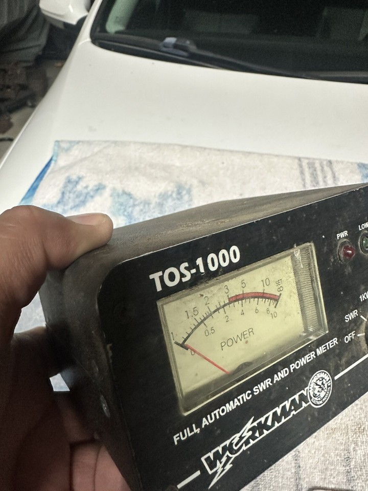 Workman TOS 1000 Fill Automatic SWR And Power meter Untested | eBay