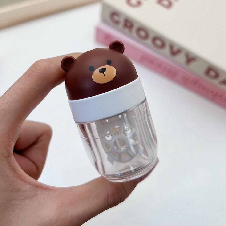 4Pcs Clean Case Portable Manual Rotation Cleaner Beauty Pupil ...