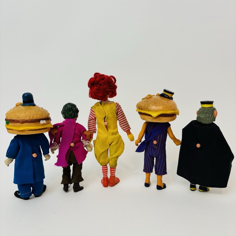 Remco McDonald’s Ronald Hamburglar Big Mac Captain Crook McCheese 1976 ...