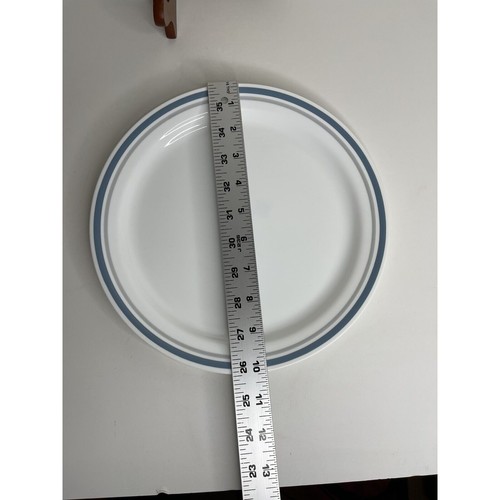 Corelle Indigo Dinner Plate Blue Slate Gray 10” Coupe Supper | eBay