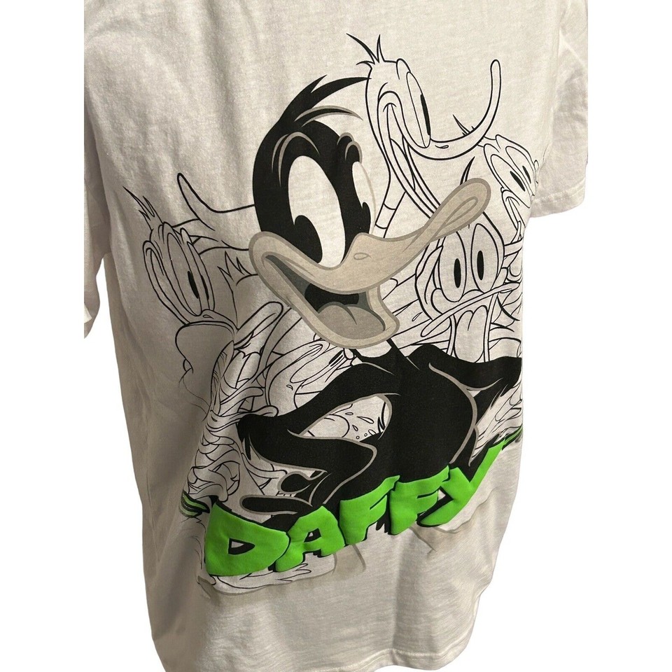 Daffy Duck Looney Tunes T Shirt Women’s XS Black/White/Green Extra Small | eBay