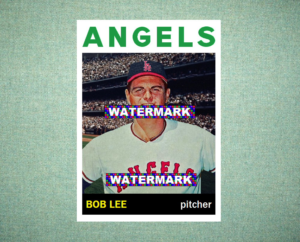Bob Lee Los Angeles Angels 1964 Style Custom Baseball Art Card | eBay