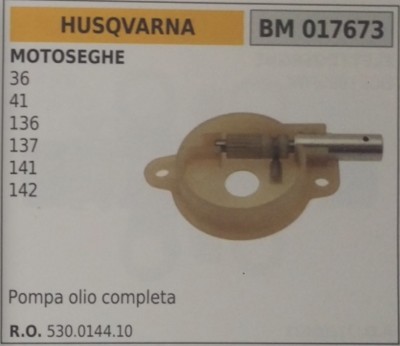 530014410 Ensemble POMPA OLIO Rechange Scie à Chaîne Husqvarna 36 41 ...