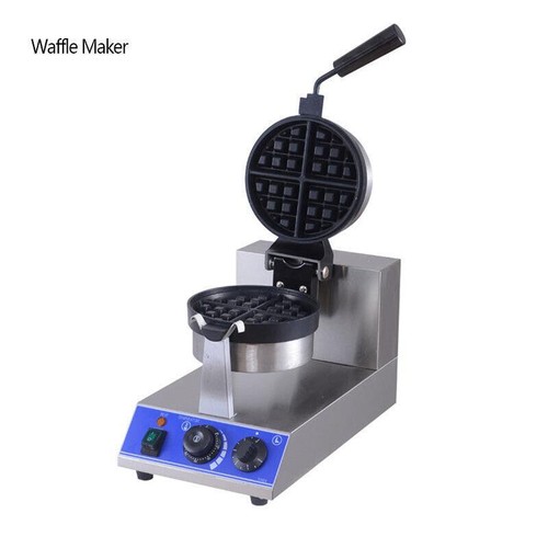 Home Tilt Waffle Maker Electric Grid Machine Commercial Rotating Waffle ...